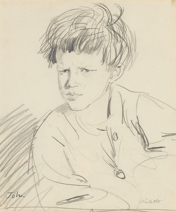 Bonhams : Augustus Edwin John O.M., R.A. (British, 1878-1961) Portrait ...