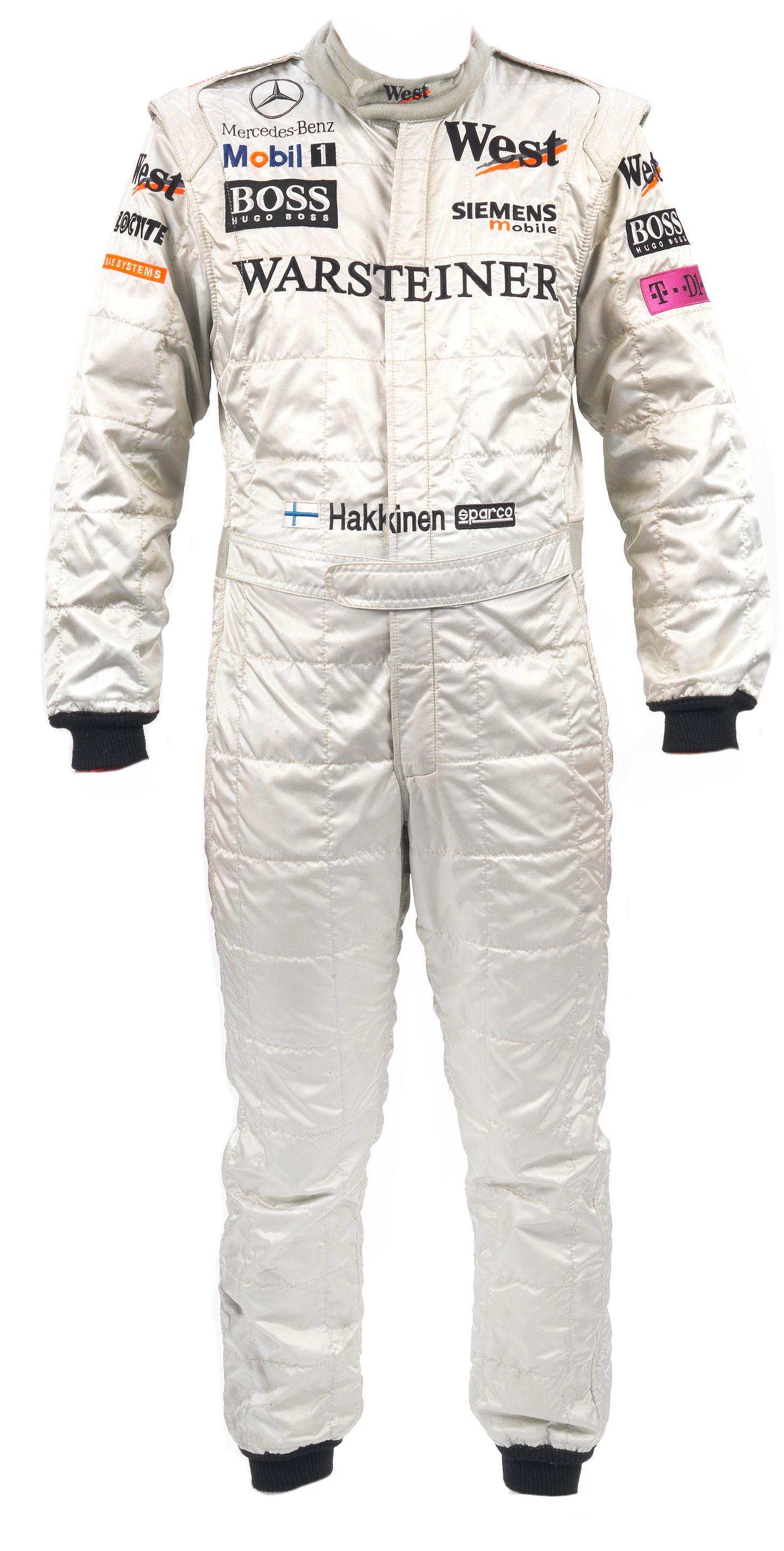 Bonhams Cars : A set of Mika Hakkinen McLaren Mercedes race overalls by ...