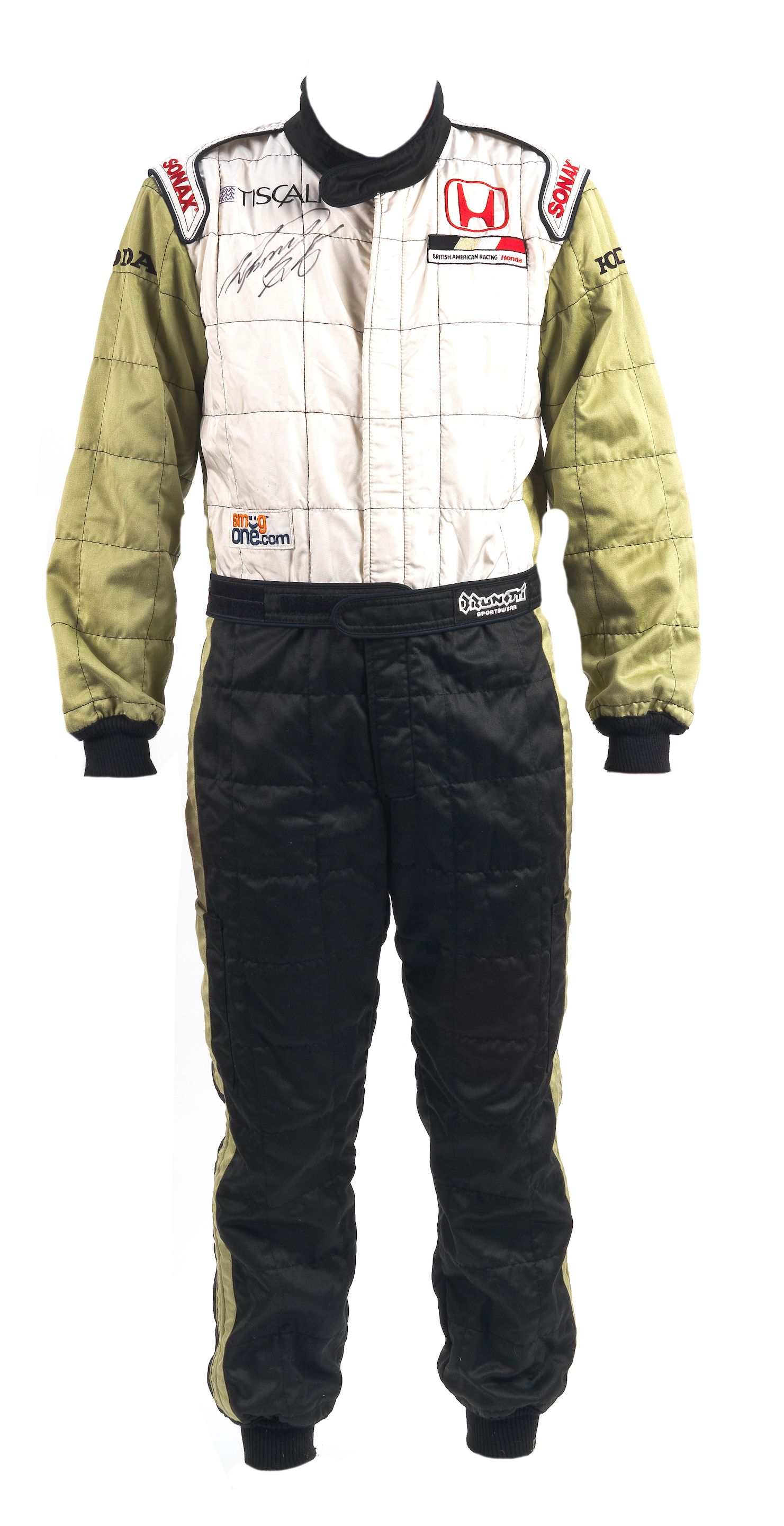 Bonhams Cars : A set of BAR Honda Pitcrew overalls by SPARCO,