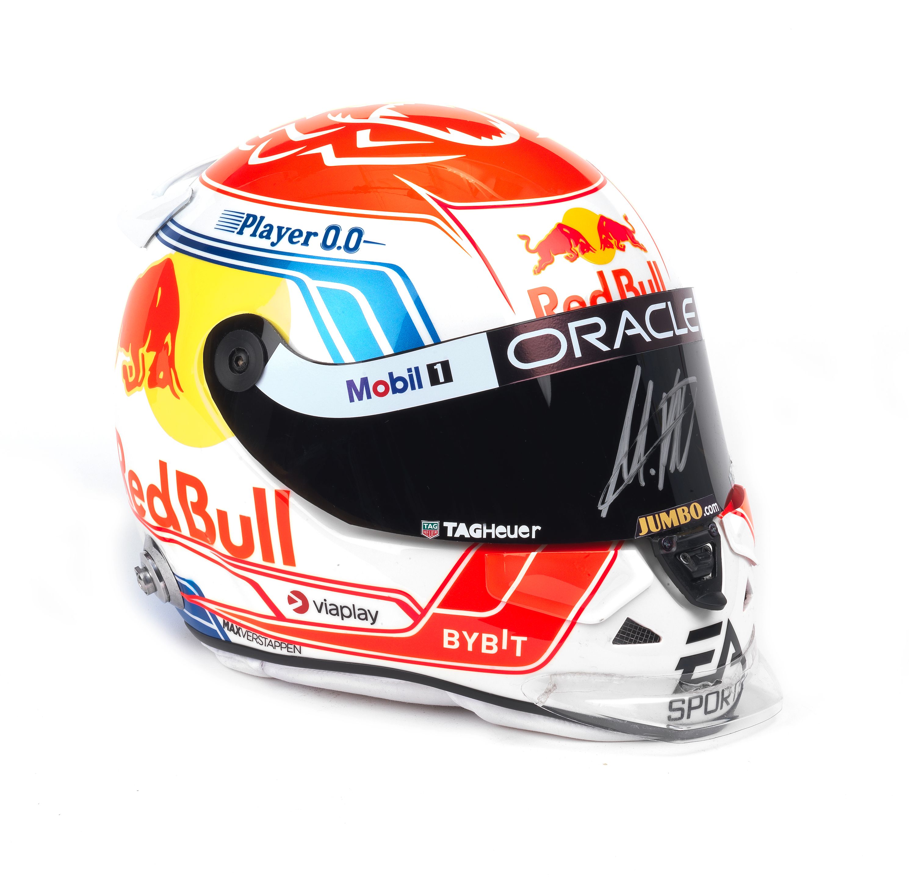 Bonhams Cars : A replica Max Verstappen 2023 F1 helmet with signature ...