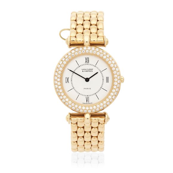 Bonhams : VAN CLEEF & ARPELS: DIAMOND-SET WATCH