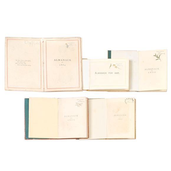 Bonhams : GREENAWAY (KATE) Almanack for 1883 -1884, 1887, 1892 and 1894 ...