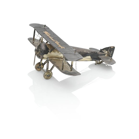 Bonhams : A silver biplane of the Whitehead Aircraft Company James ...