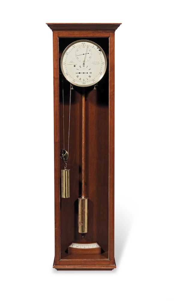 Bonhams : A good early 20th century mahogany floorstanding regulator ...