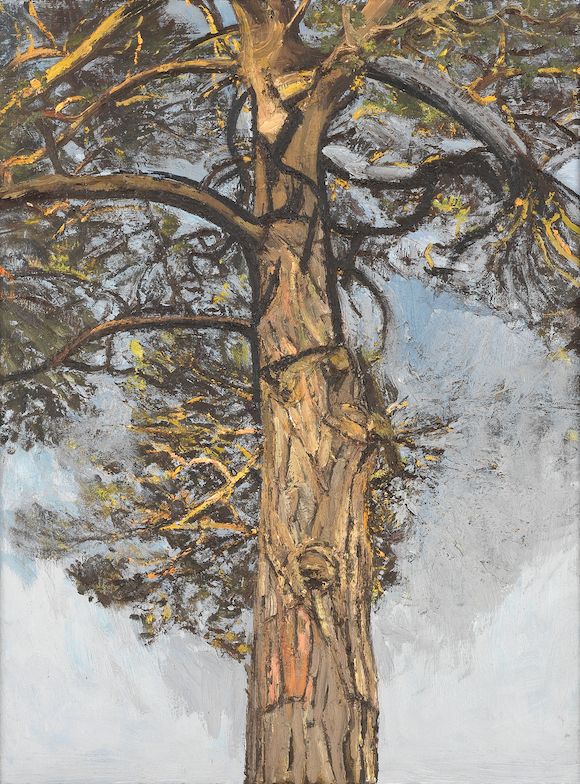 Bonhams : Christopher Bramham (British, 1952) Pine Tree III (Painted in ...