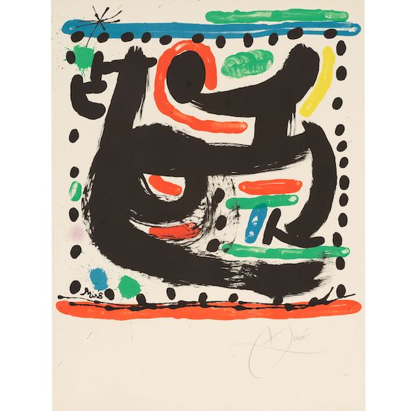 Bonhams Cornette de Saint Cyr : JOAN MIRÓ (1893-1983) Atelier Mourlot à ...