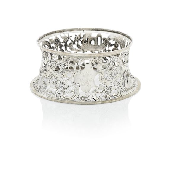 Bonhams : A George III Irish Dish Ring Maker's mark mis-struck, Dublin ...