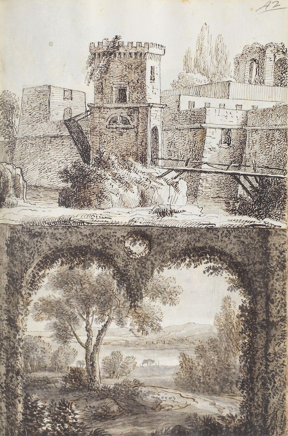 Bonhams : Italian School, circa 1770 An album of 88 pages containing ...