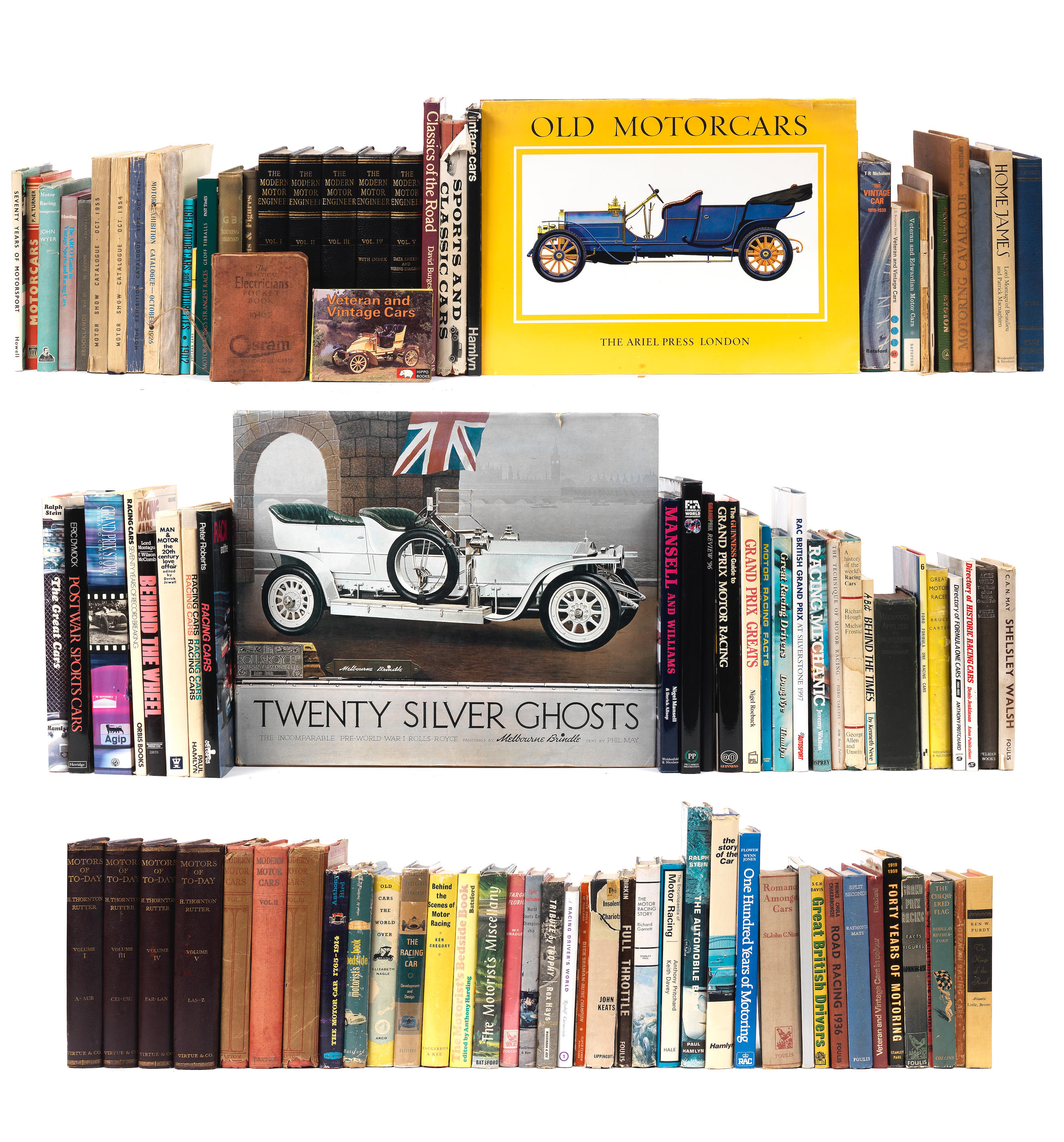Bonhams Cars Assorted Motoring Books And Reference Titles Qty