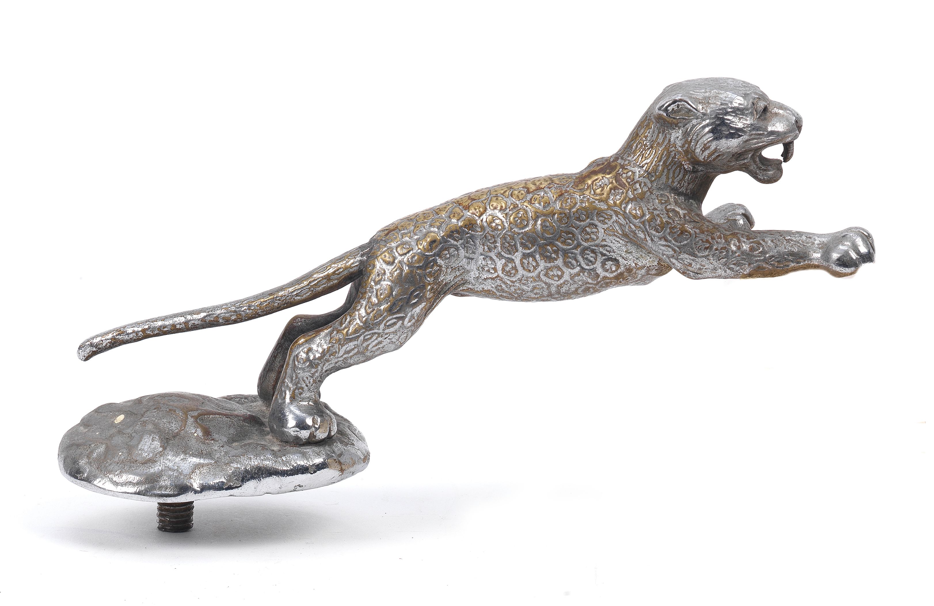 Bonhams Cars : A Leaping Jaguar mascot by Desmo, 1930s,