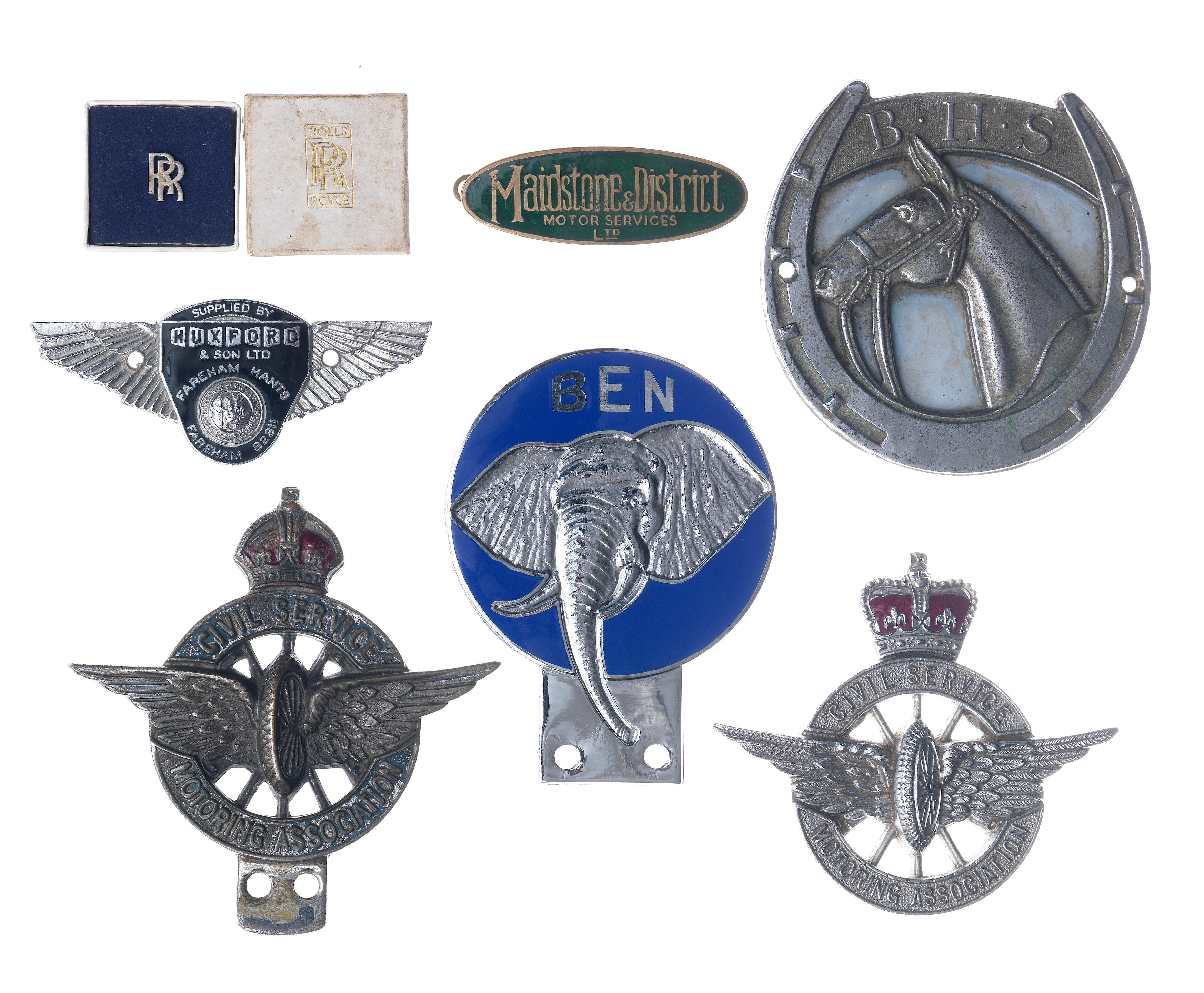 Bonhams Cars Assorted Motoring Badges 7