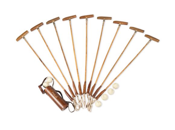 Bonhams : A collection of nine vintage-style polo sticks First seen in ...
