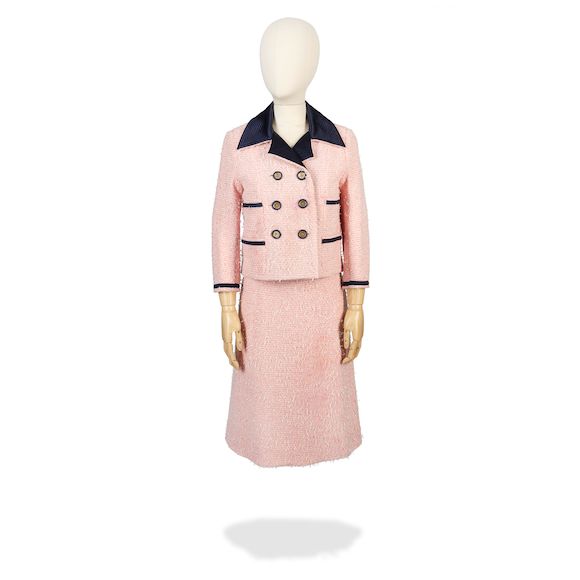 Bonhams : Jodi Balfour (as Jackie Kennedy): A pink bouclé Chanel ...