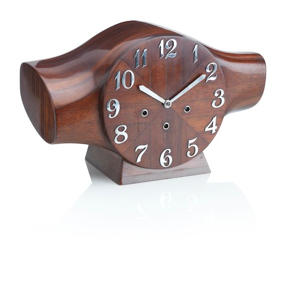 Bonhams : A Novelty Mahogany Mantel Clock 20th century