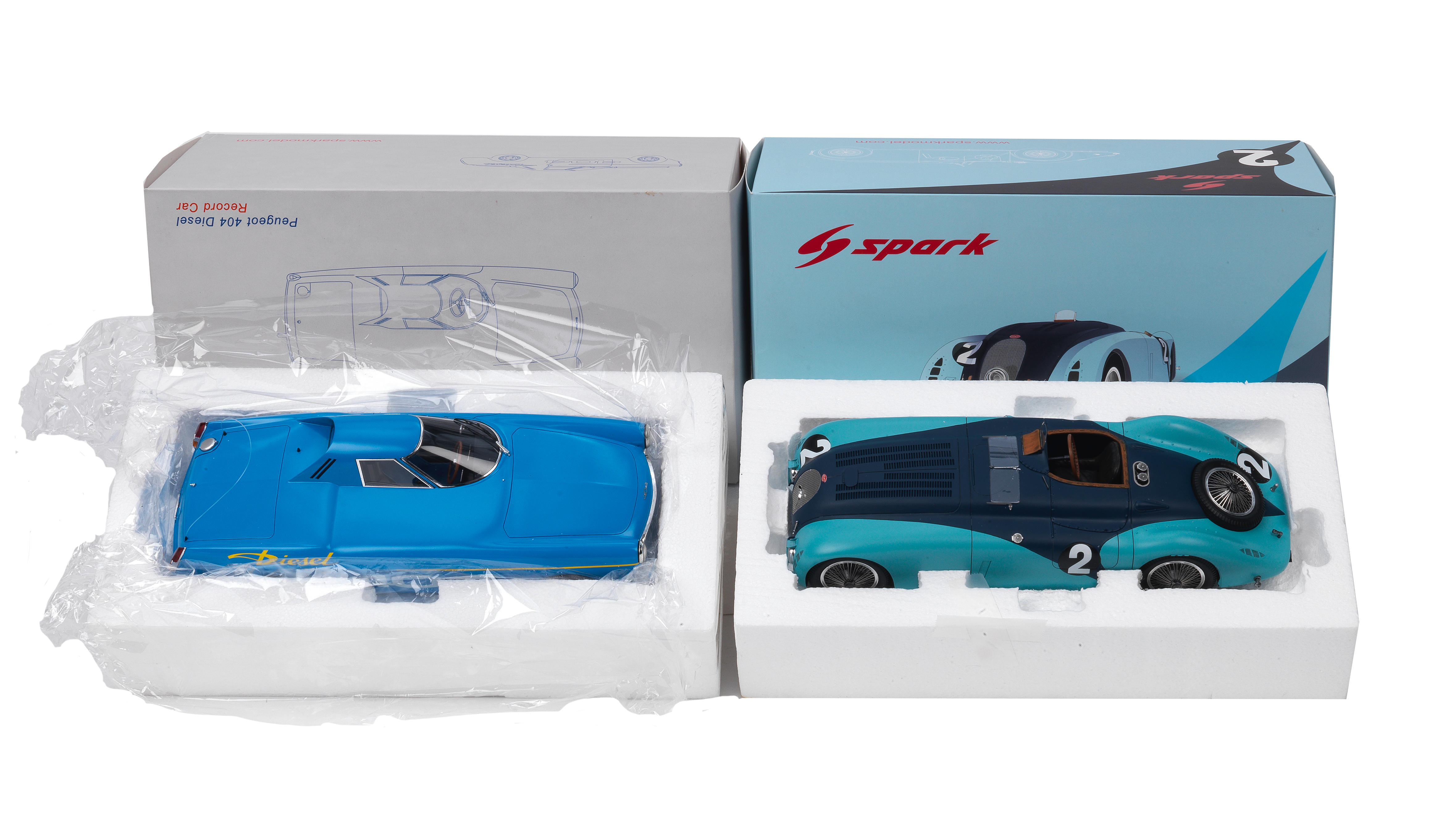Bonhams Cars Two Boxed 118 Scale Die Cast Models By Spark Models 2