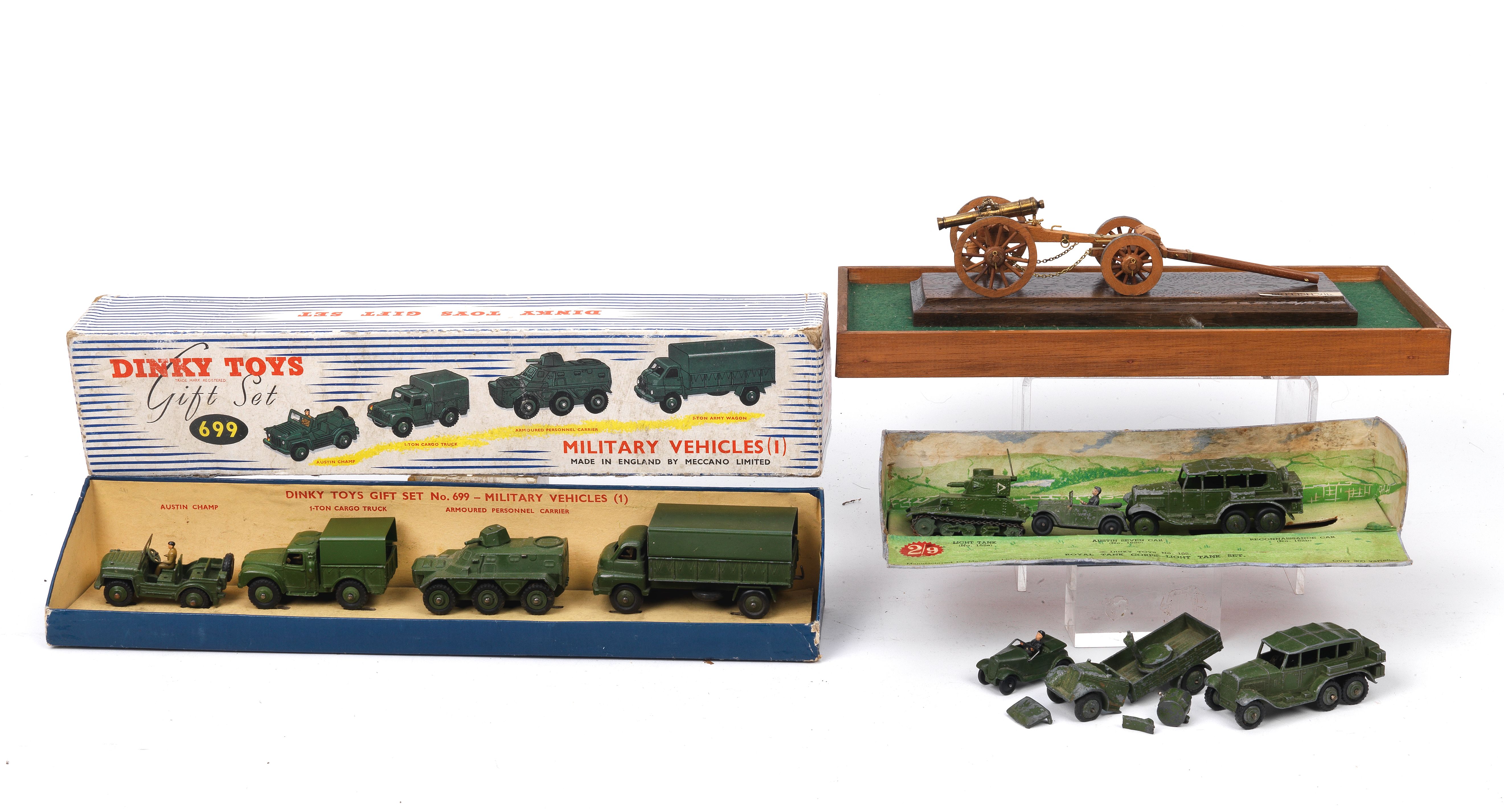 Bonhams Cars : Two boxed scale die-cast military vehicles sets by Dinky ...