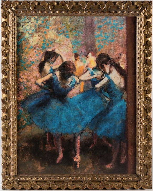 Bonhams : After Edgar Degas (French 1834-1917) (In an antique carved ...