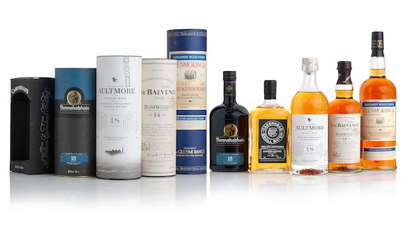 Bonhams : Bunnahabhain-18 year old (1) Longmorn-Glenlivet-26 year old ...