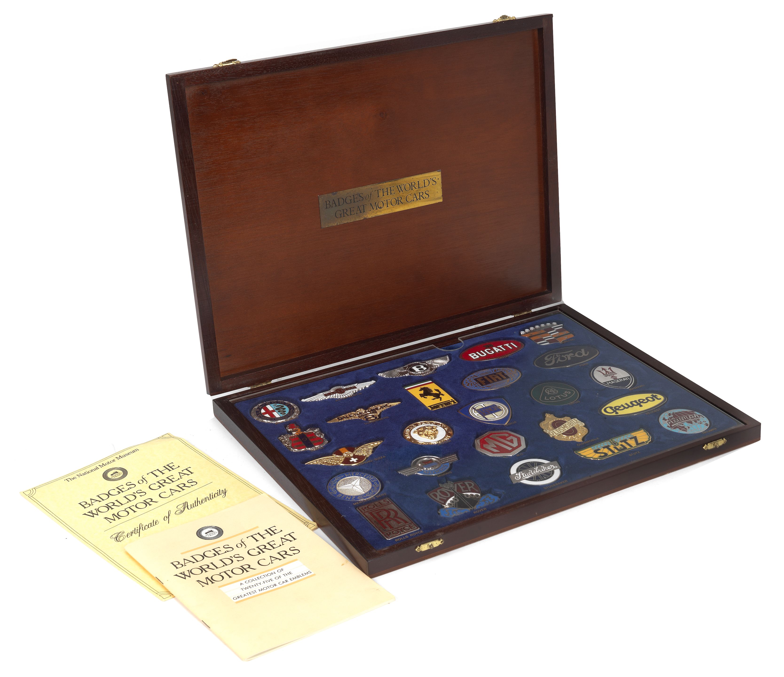 Bonhams Cars : A cased set of 'Badges of the World's Great Motor Cars ...