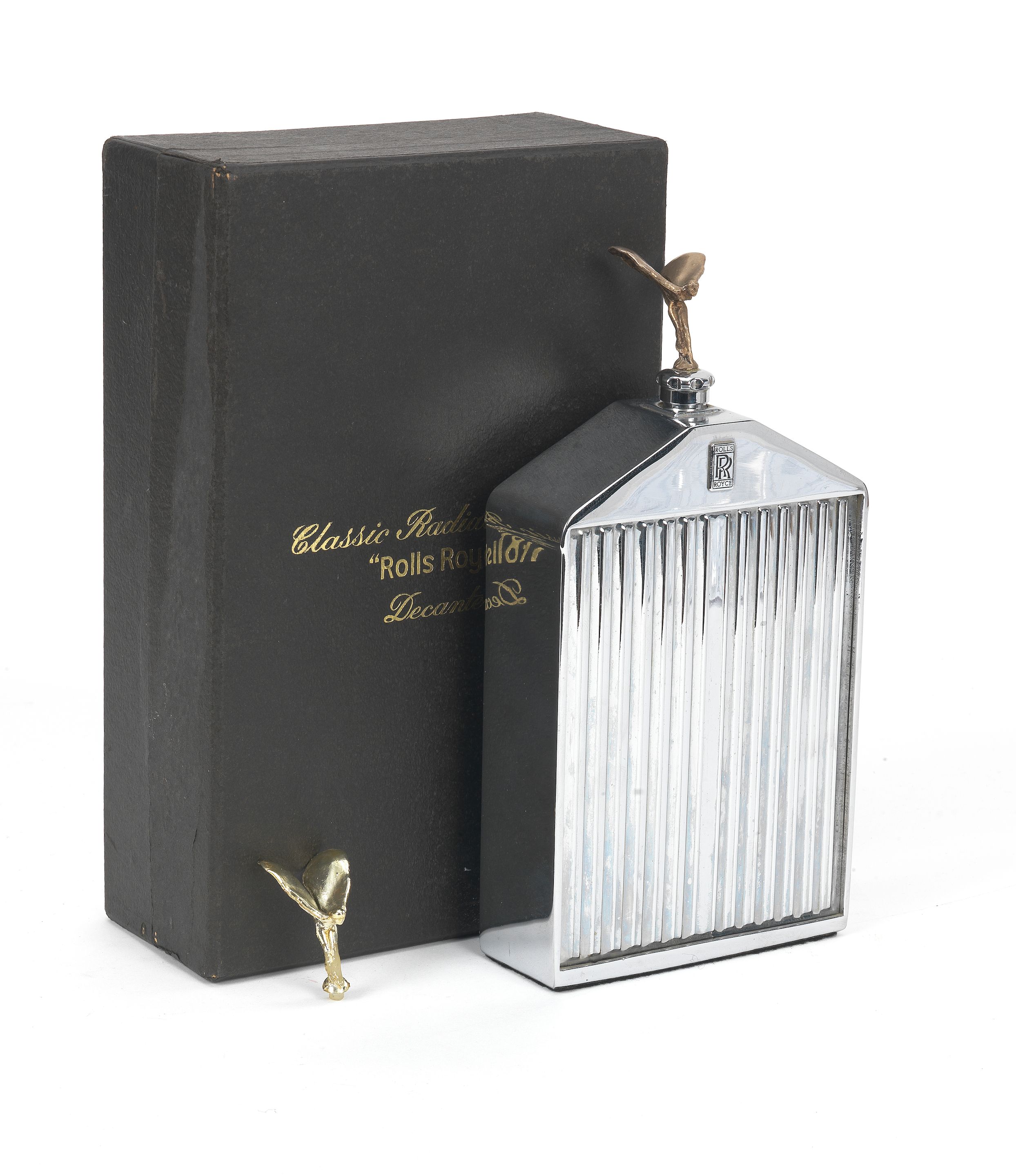Bonhams Cars : A boxed Rolls-Royce radiator decanter by Ruddspeed ...