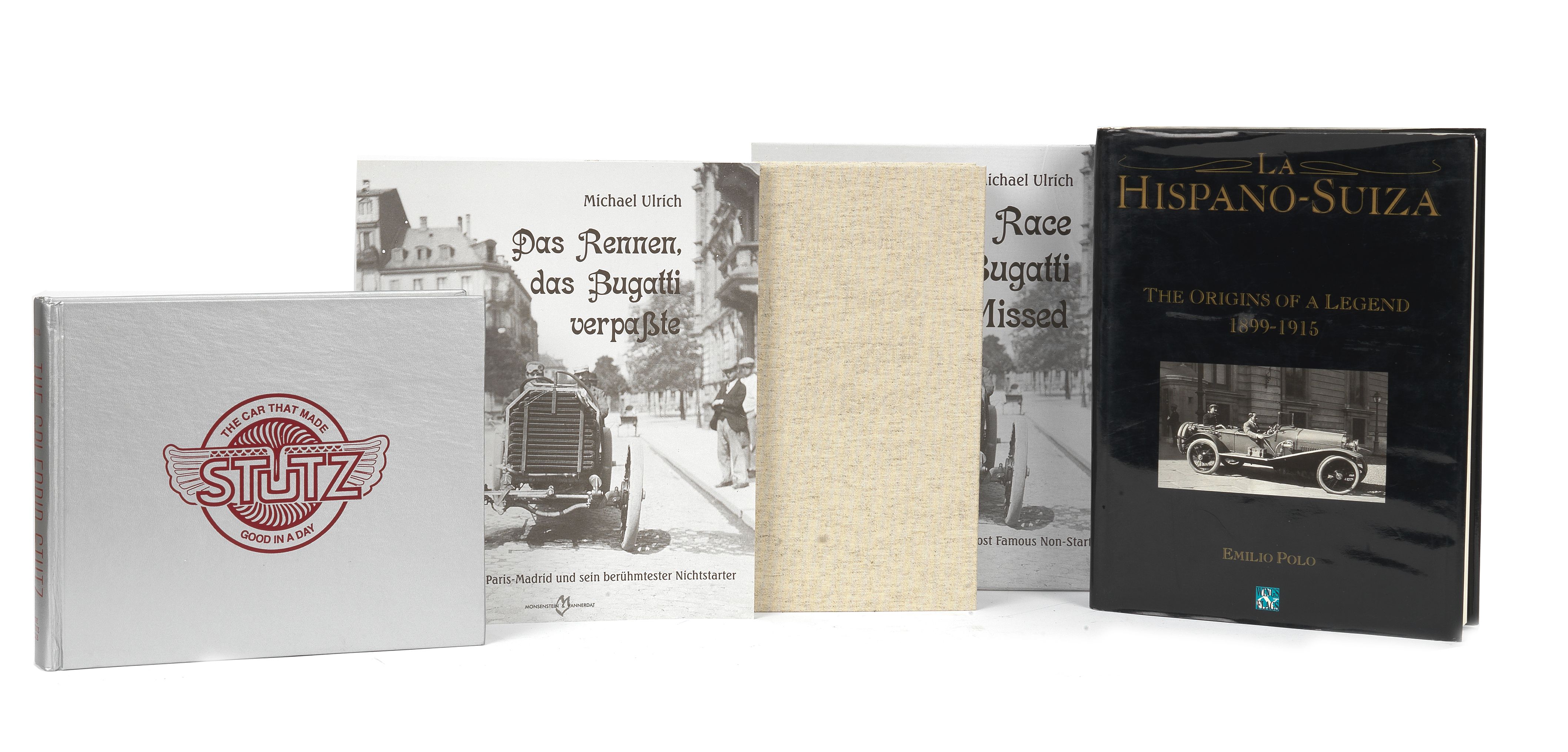 Bonhams Cars : Three motoring books relating to Paris-Madrid, Hispano ...