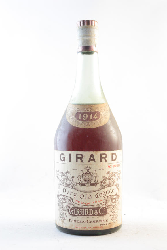 Bonhams Girard And Co Very Old Cognac 1914 1