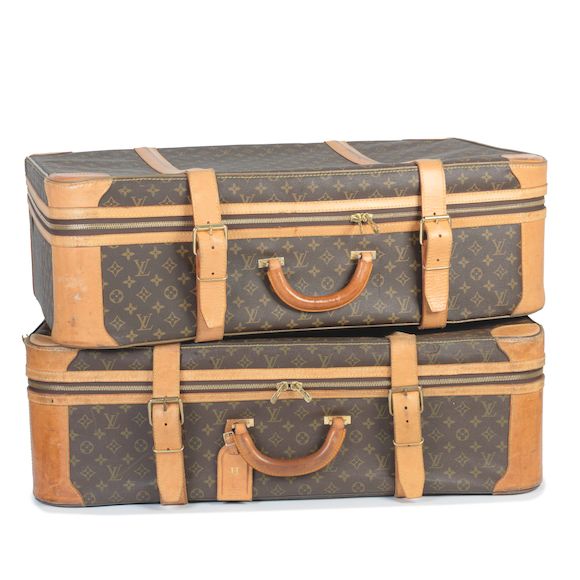 Bonhams : Louis Vuitton: Two Monogram Stratos 80 Suitcases 1980s ...