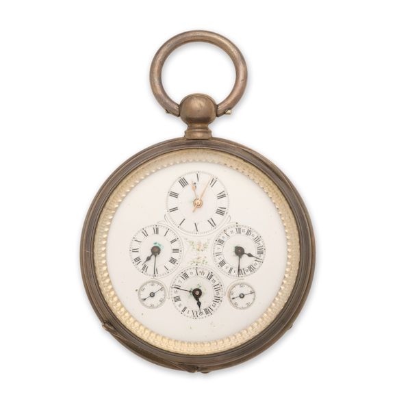 Bonhams Cornette de Saint Cyr : A silver open face key wind pocket ...