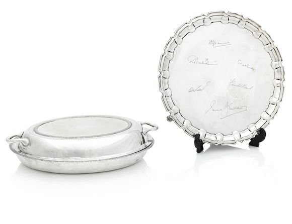 Bonhams : A George V Entree Dish and Cover Dixons, Sheffield 1933