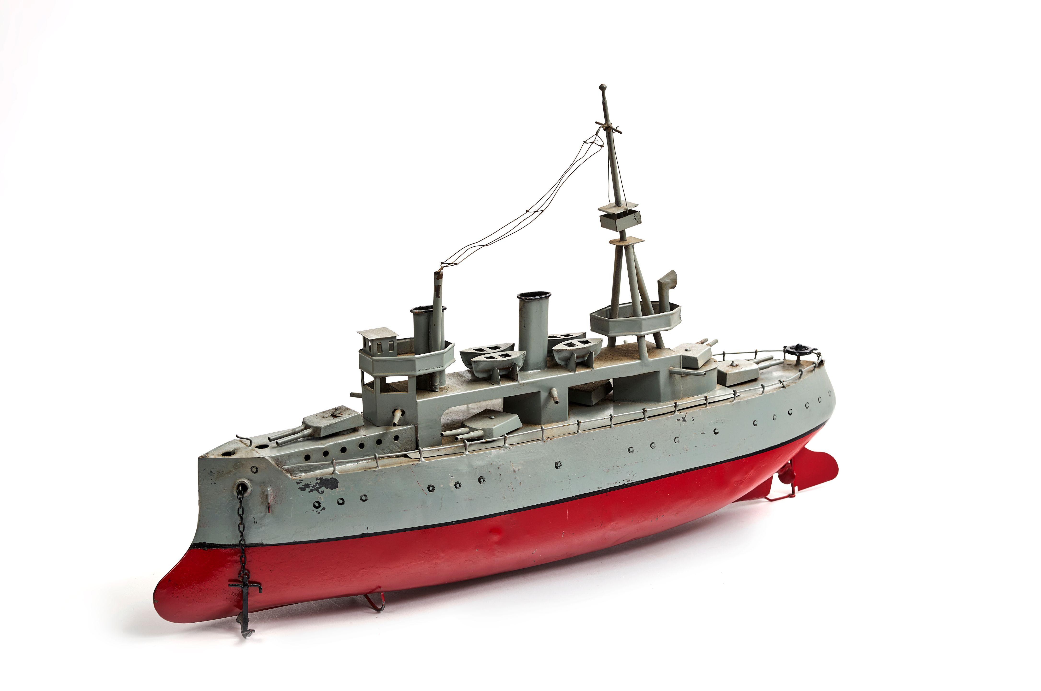 Bonhams Cars : A BING MODEL GUNBOAT WITH SPUR / CANNONIERE AVEC EPERON