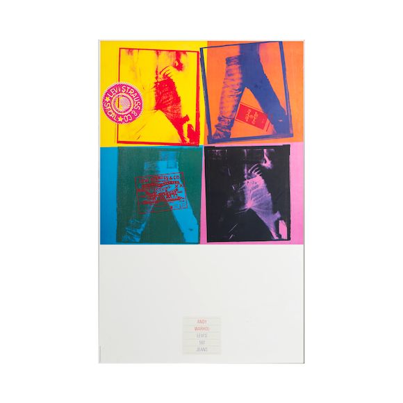 Bonhams Cornette de Saint Cyr : AFTER ANDY WARHOL (1928-1987) Levi's 501 Jeans, 1984 (Maréchal ...