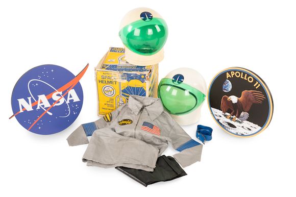 Bonhams : A selection of props relating to the Moon Landing scene in ...