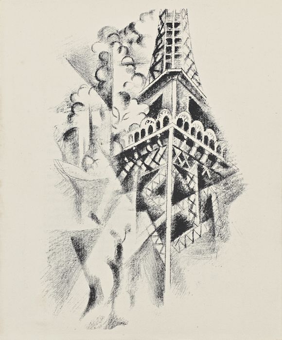 Bonhams : DELAUNAY (ROBERT) - PARIS DELTEIL (JOSEPH) Allo! Paris ...