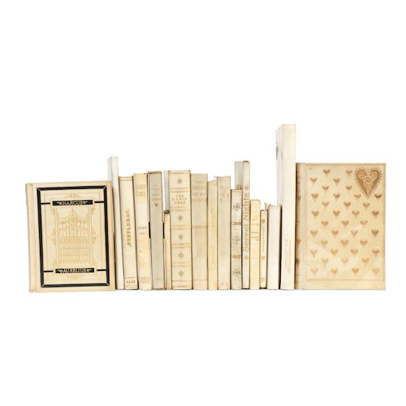 Bonhams : VELLUM BINDINGS [RICKETTS (CHARLES S., illustrator)] Poems ...