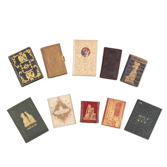 Bonhams : MINIATURE AND SMALL BOOKS- A collection of approximately 85 ...