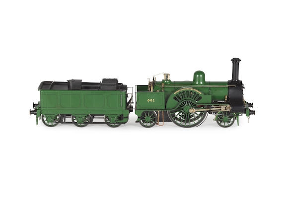 Bonhams An O Gauge Model Of The Lnwr 2 2 2 Locomotive Lady Of The Lake English Modern