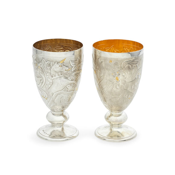 Bonhams : RICHARD JARVIS: two silver and parcel-gilt Queen's Golden ...