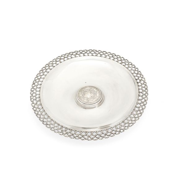 Bonhams : STUART DEVLIN: a silver and silver-gilt commemorative charger ...