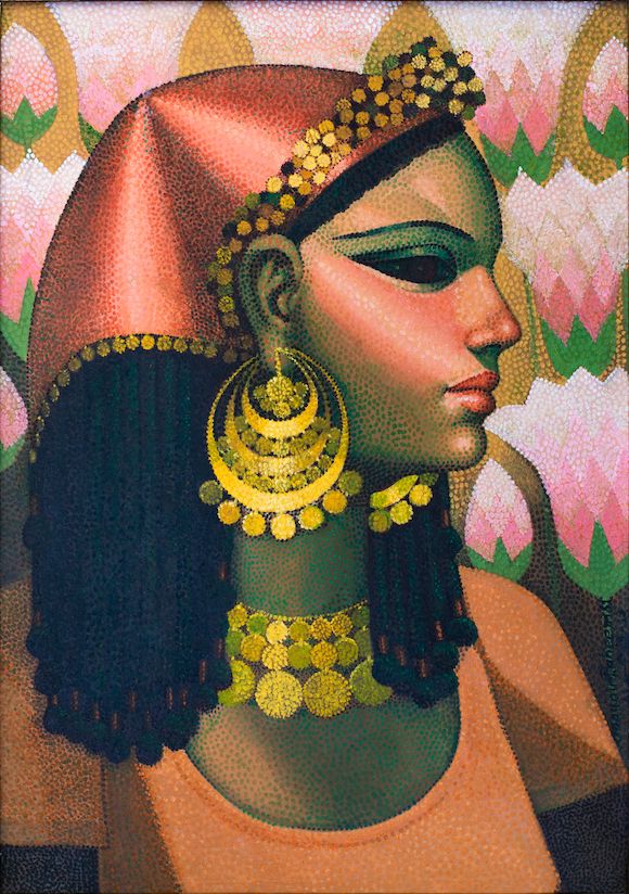 Bonhams : Munir Fahim (Egypt, 1935-1983) Nubian Lady