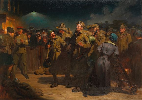 Bonhams : Fred Roe (British, 1865-1947) 'The return of the victors ...