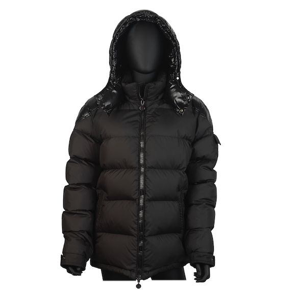 Bonhams : Moncler: a Men's Black Hooded Down Jacket