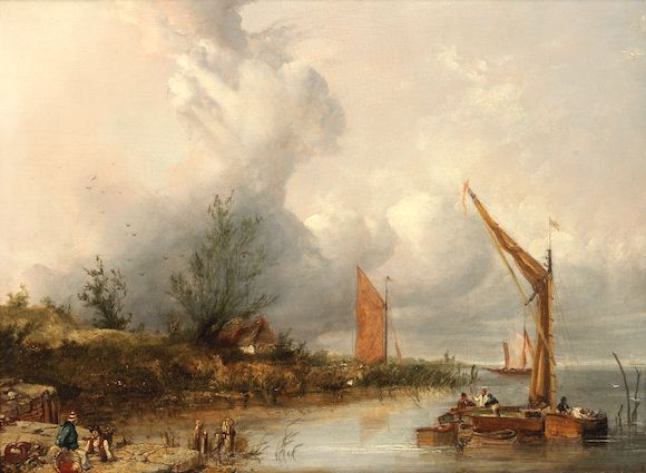 Bonhams : Alfred George Stannard (British, 1828-1885) On the broads