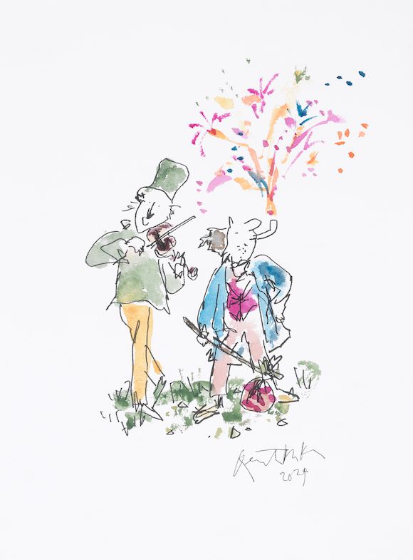 Bonhams : Sir Quentin Blake (British, born 1932) Patrick (unframed)
