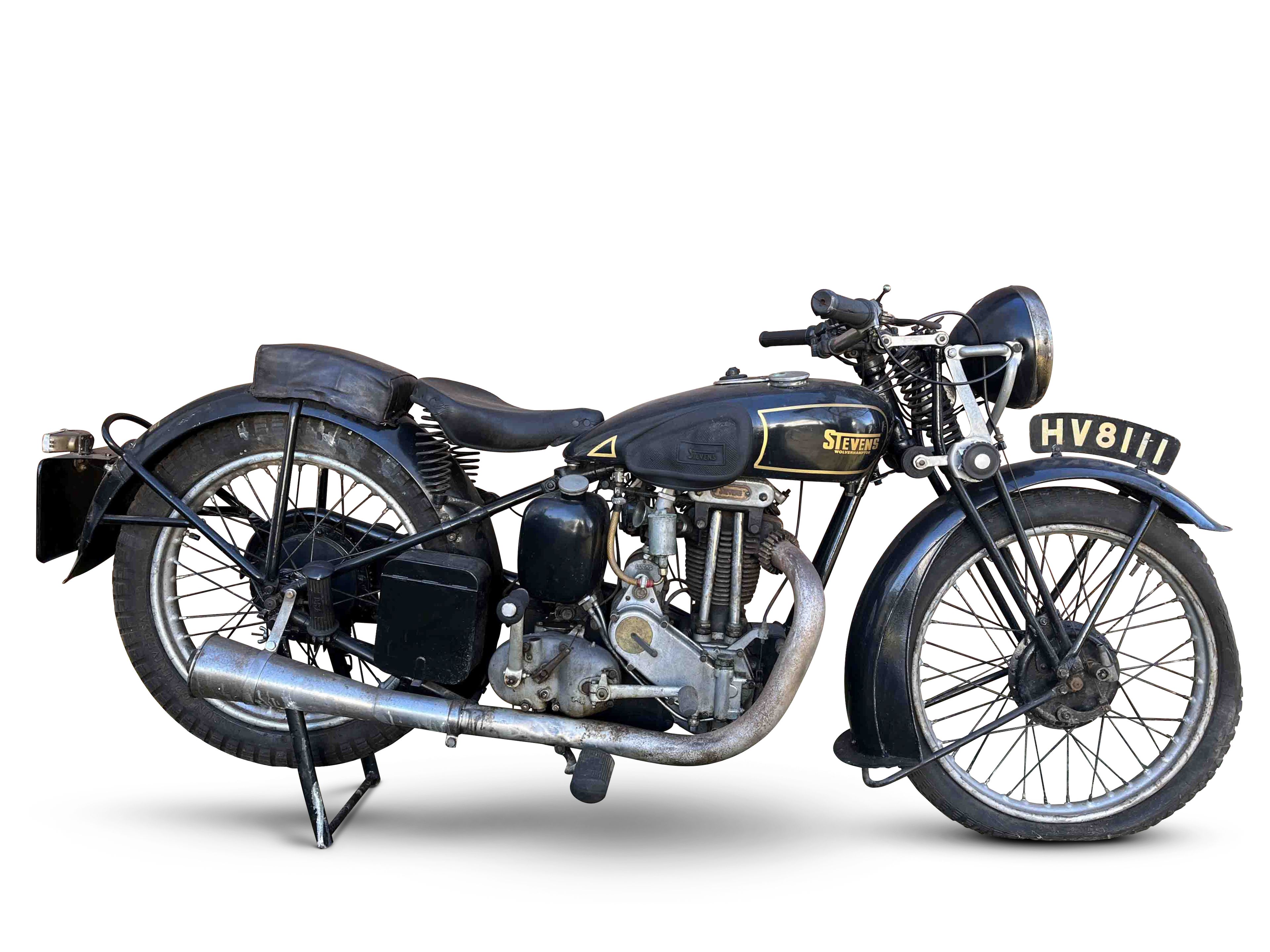 Bonhams Cars : The Clive Wood MBE Collection, 1937 Stevens 347cc LL47 ...
