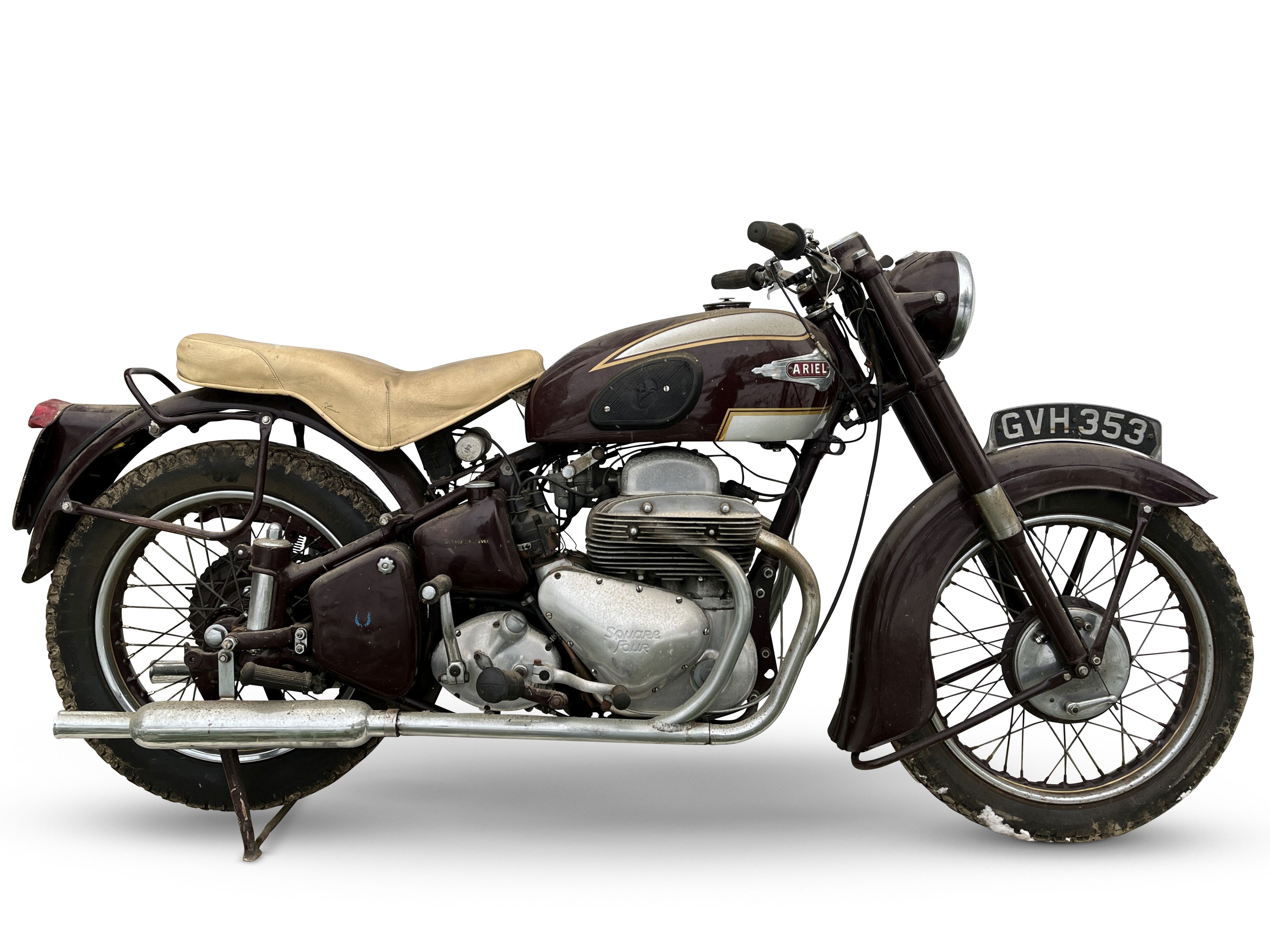 Bonhams Cars : The Clive Wood MBE Collection, 1953 Ariel 998cc Square ...
