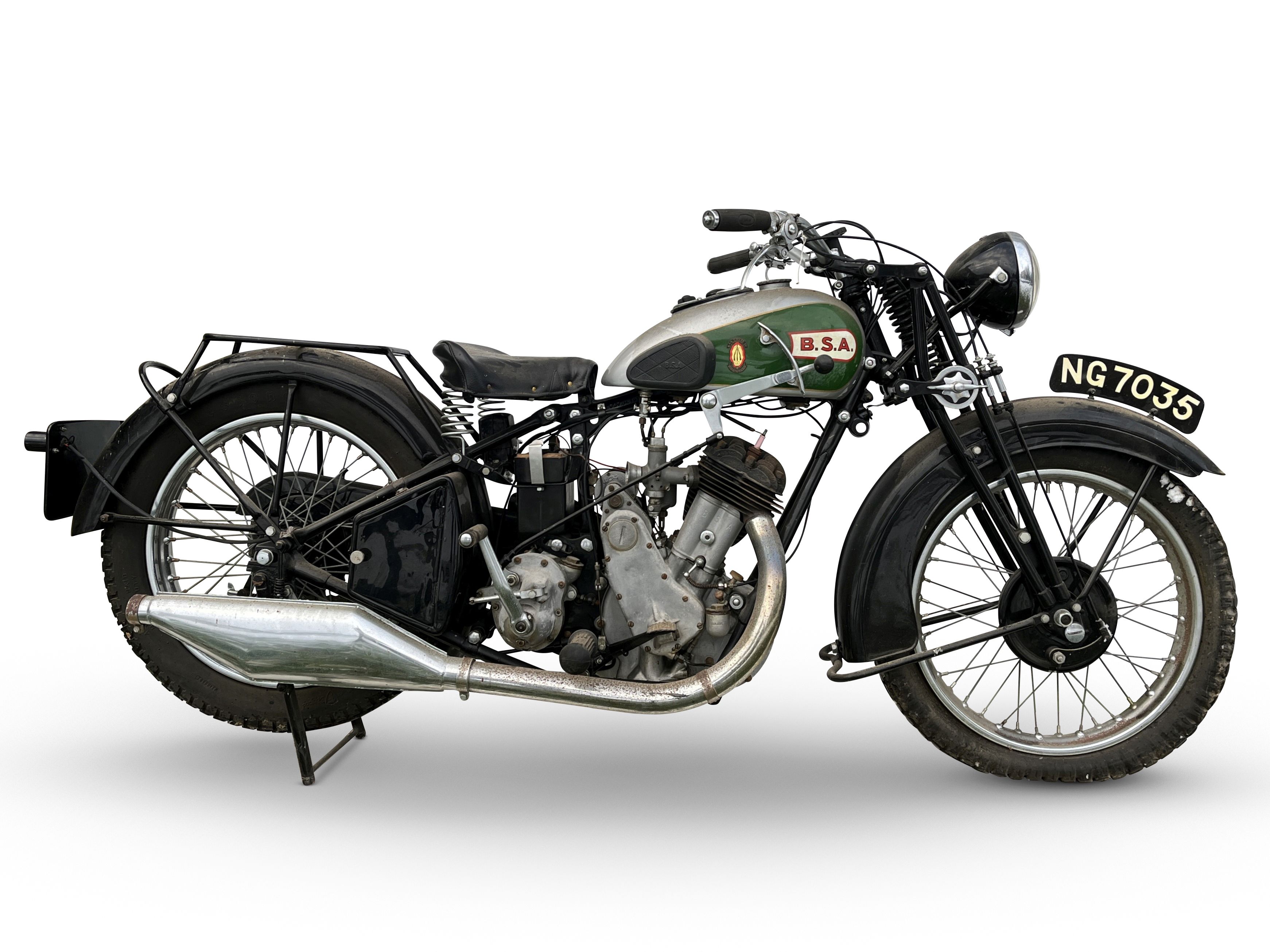 Bonhams Cars : The Clive Wood MBE Collection, 1934 BSA 5.95hp Sloper ...