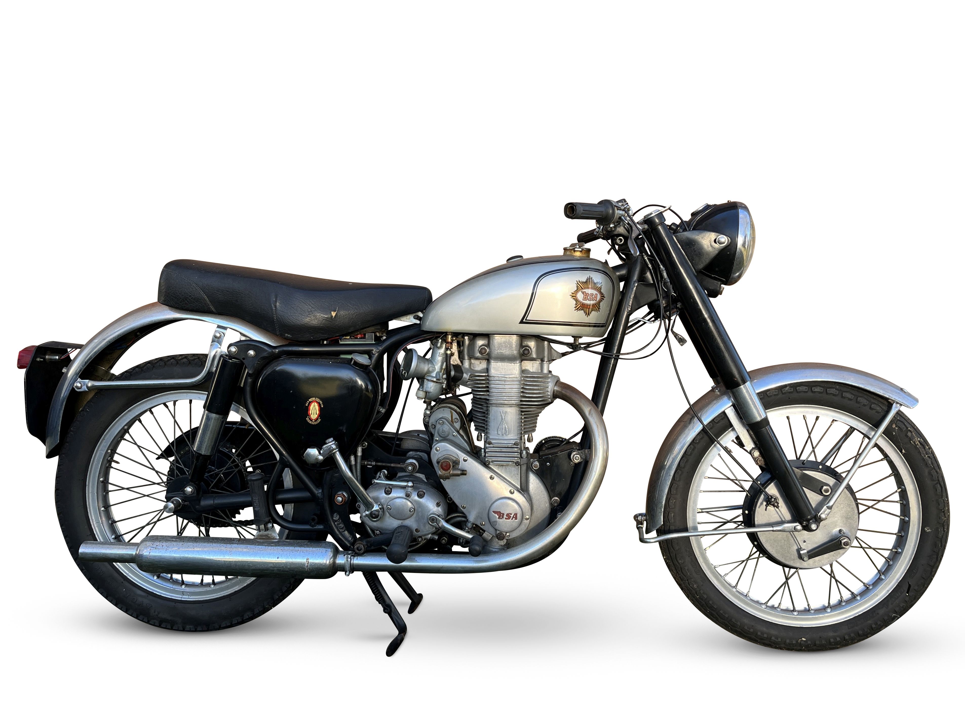 Bonhams Cars : The Clive Wood MBE Collection, 1953 BSA 349cc BB32 Gold ...