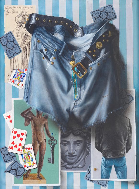 Bonhams : Martin Battersby (British, 1914-1982) Trompe l'oeil: Playing ...