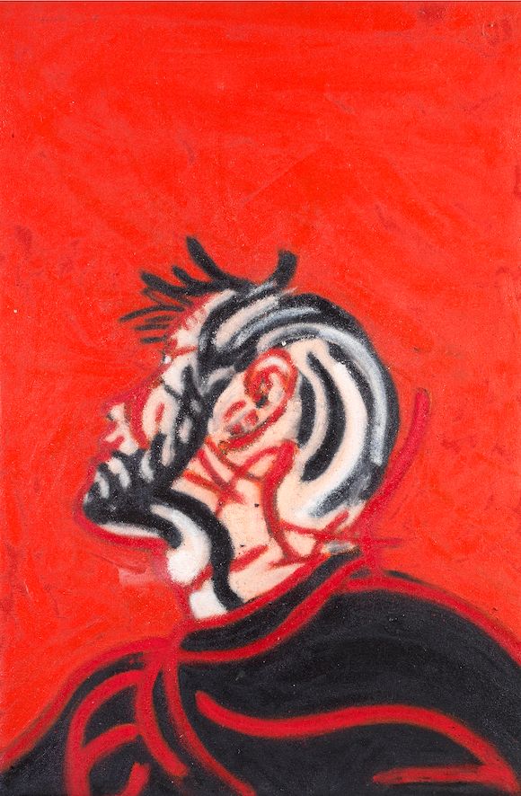 Bonhams : Tony Bevan R.A. (British, born 1951) Self Portrait (Neck), PC888