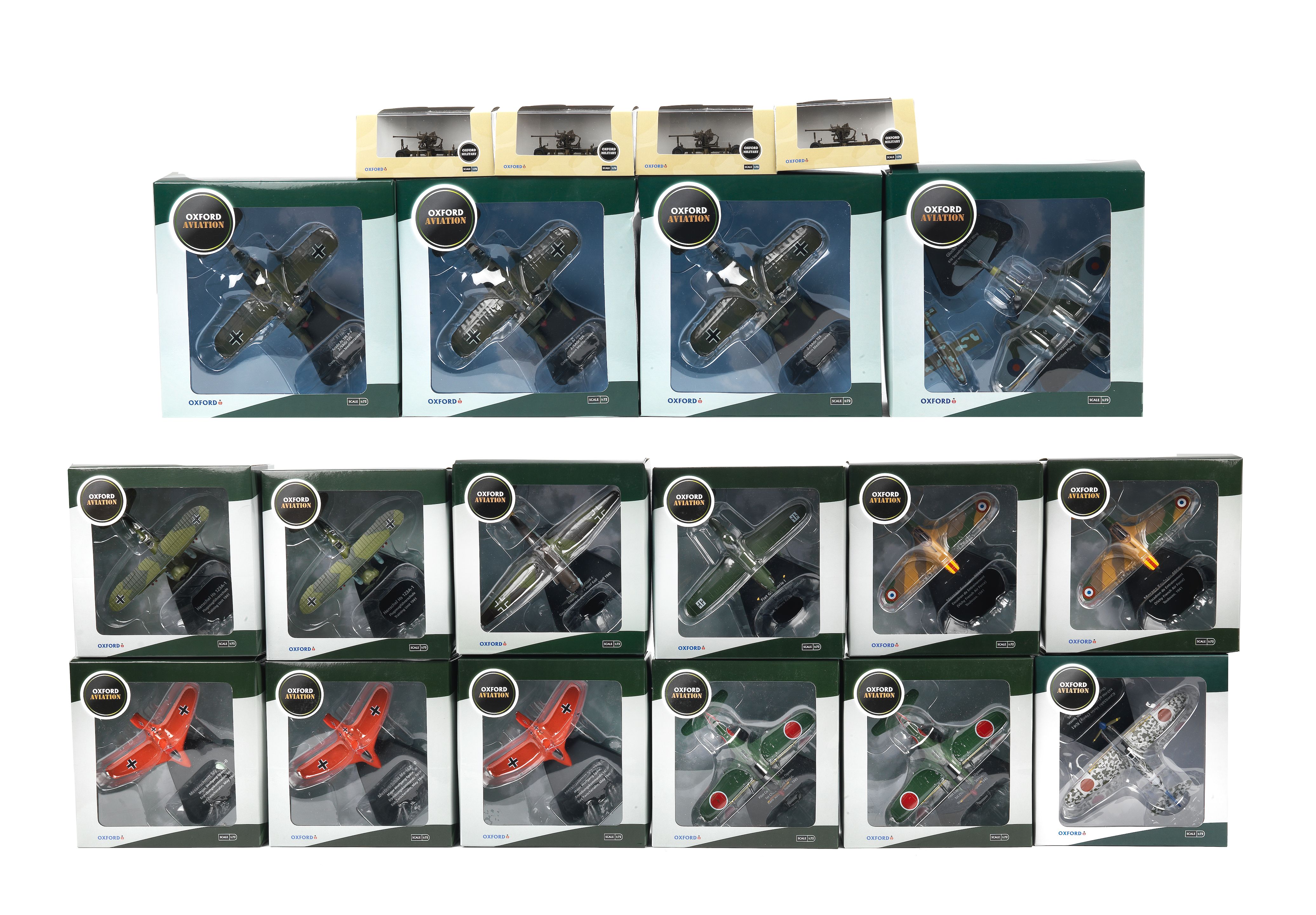Bonhams Cars : Sixteen boxed 1:72 scale die-cast models of WWII fighter ...